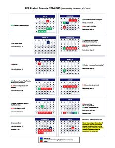 Atlanta Public Schools Calendar 2025 | APS Holidays