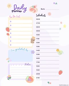 Printable Daily Planners for Students - Manage School Work