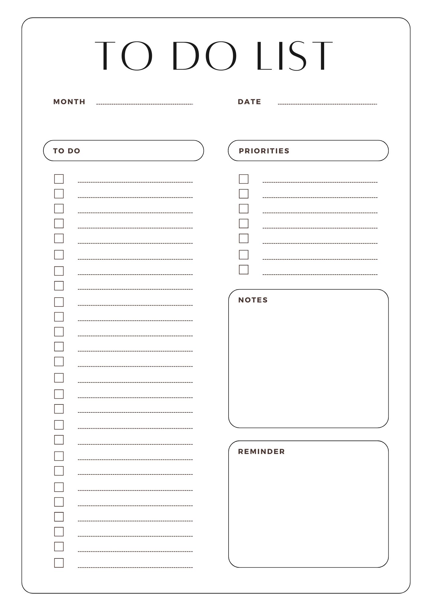 5 Must Have Templates for School Students - Stay Organized